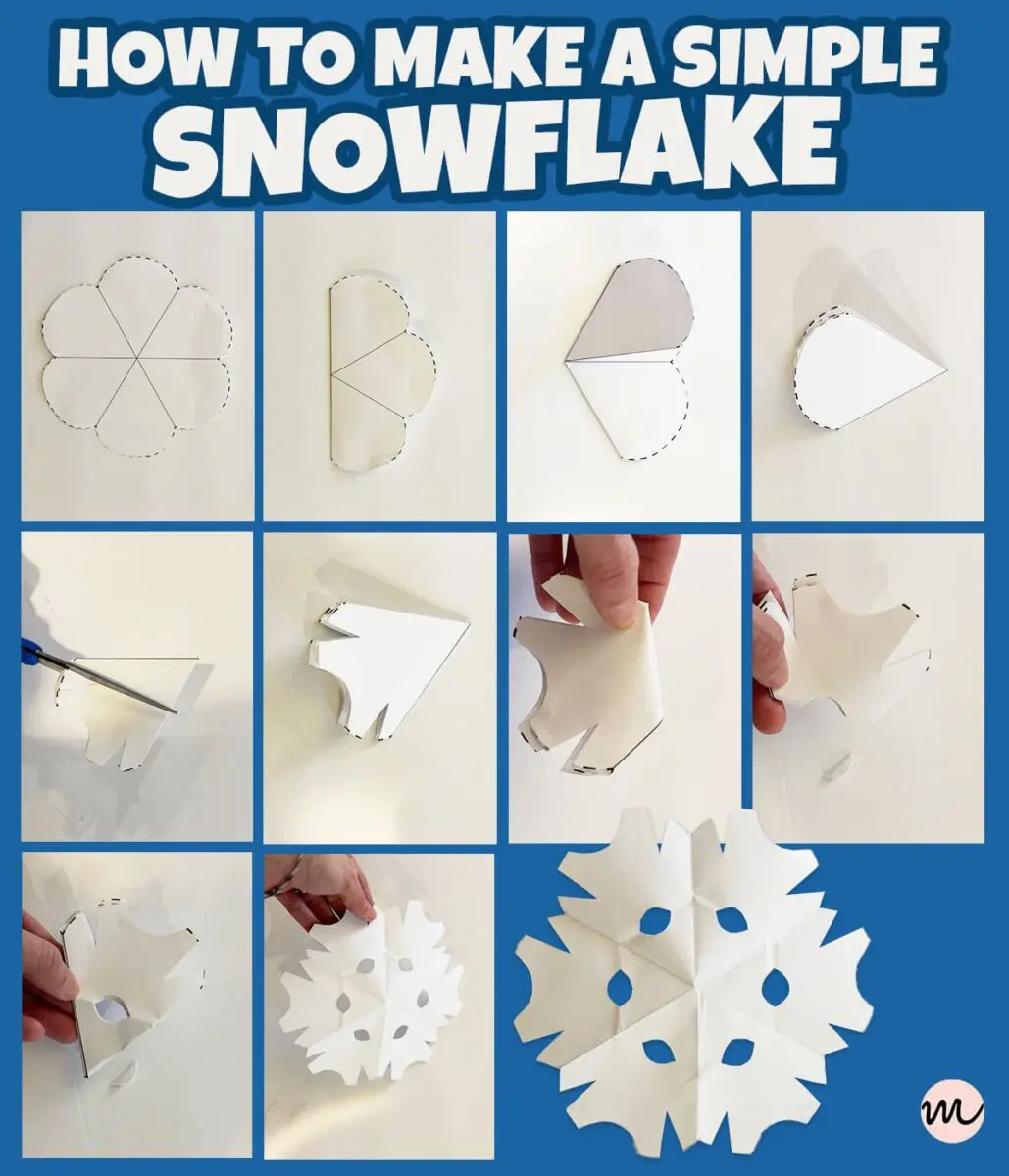 14 Easy Paper Snowflake Templates Mrs. Merry